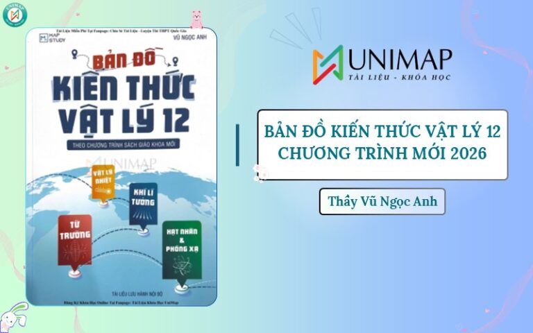 Bản Đồ Kiến Thức Vật Lý 12 2026 (Thầy Vũ Ngọc Anh) PDF - UniMap